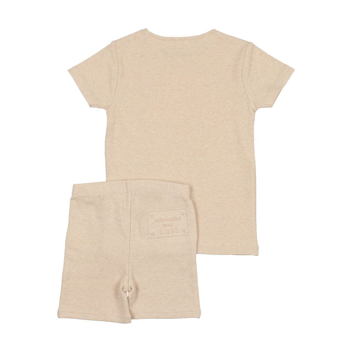 Bee & Dee Embossed Plaque Short Set - Butterscotch – Blueberry Layette
